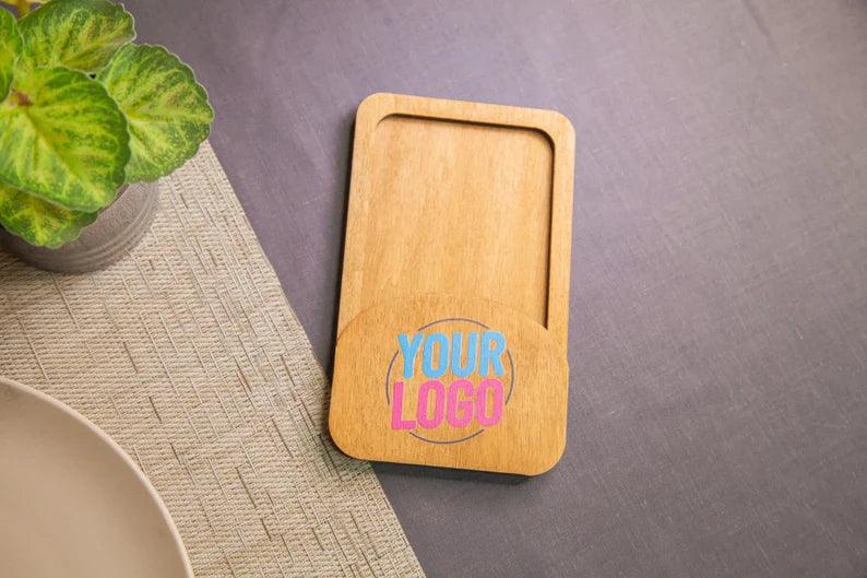 Custom Wood Check Presenters - KyivWorkshop