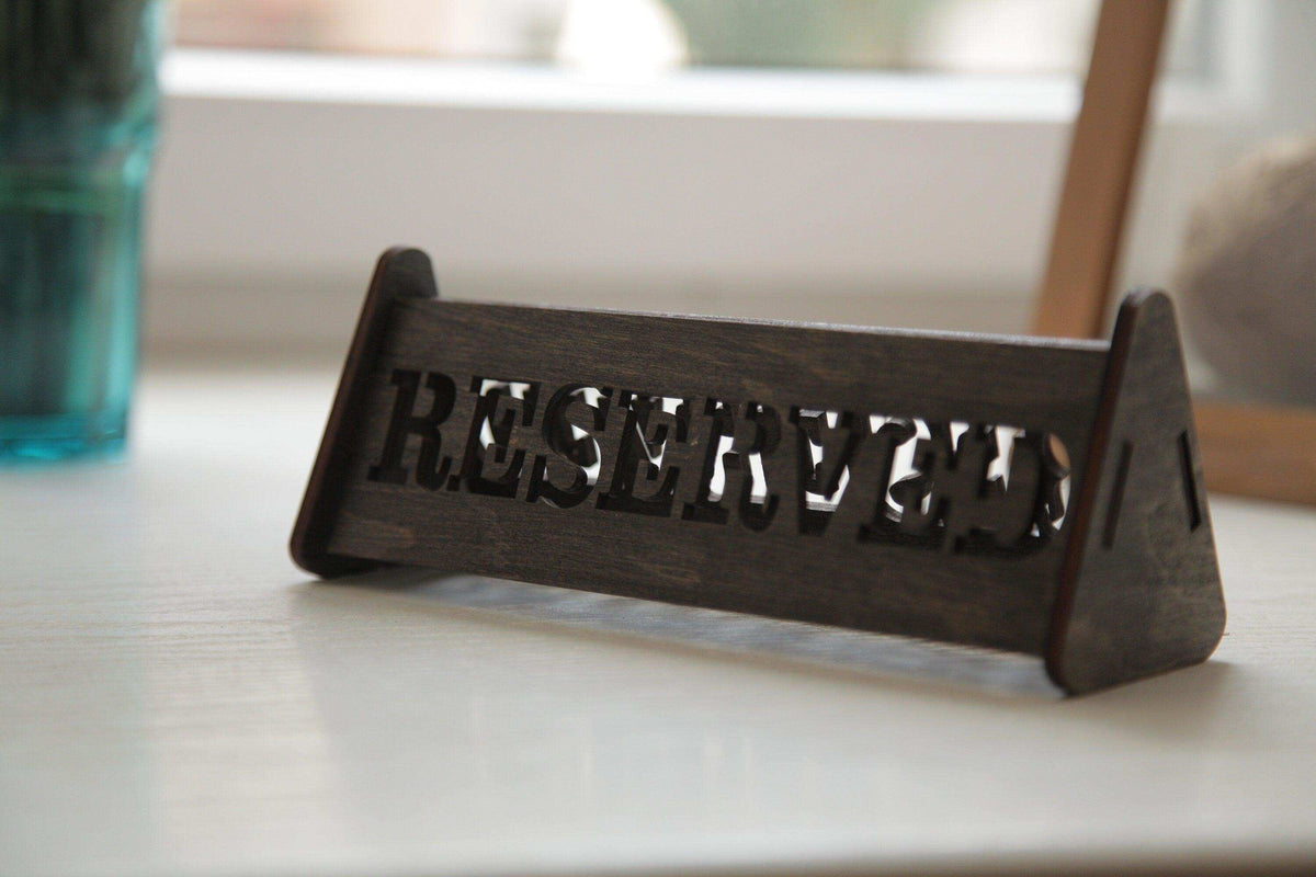 How To Make Reserved Signs For Tables Reserved Signs For Tables ...