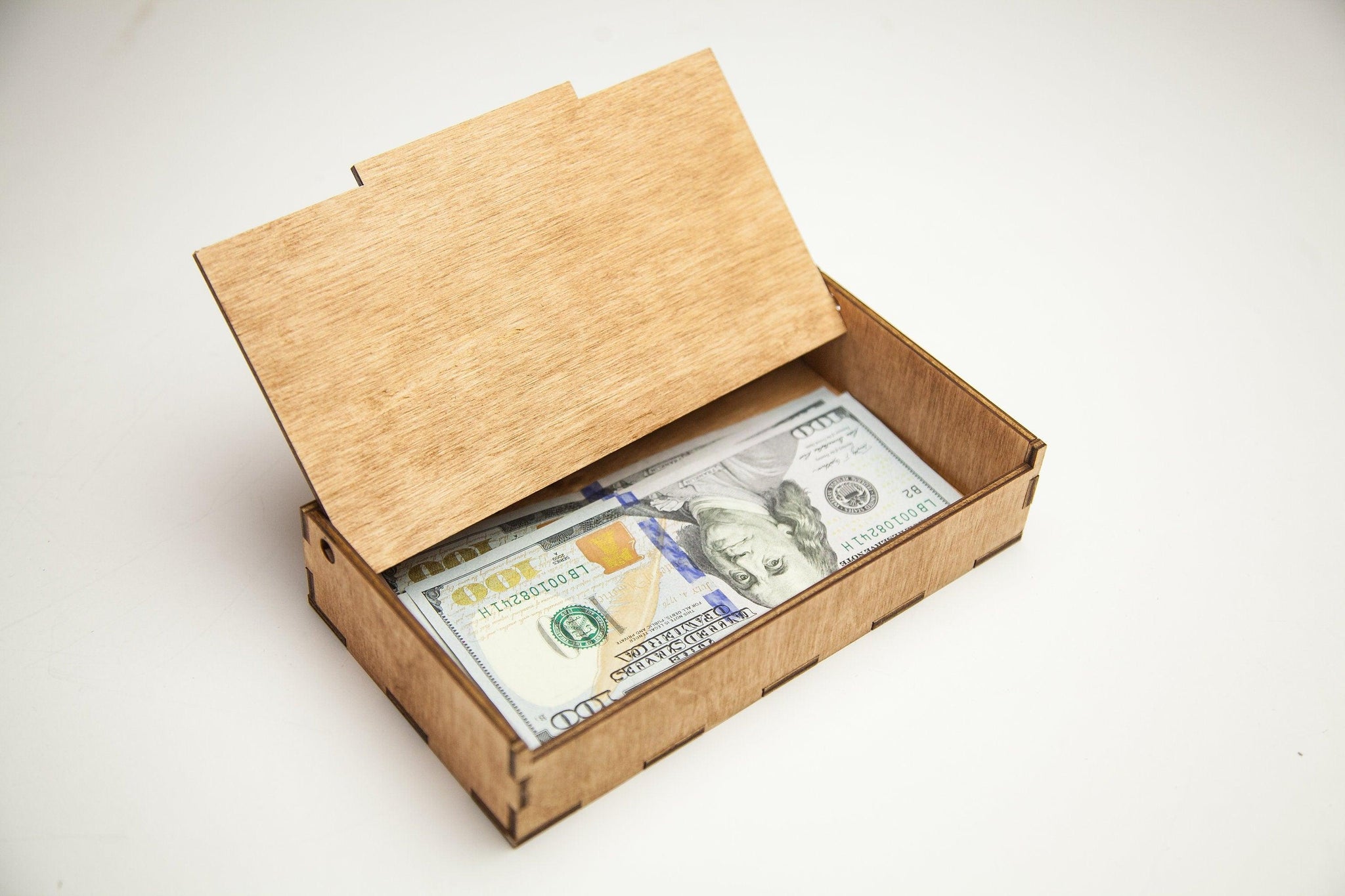 Custom Wooden Check Presenter – Personalize Your Service